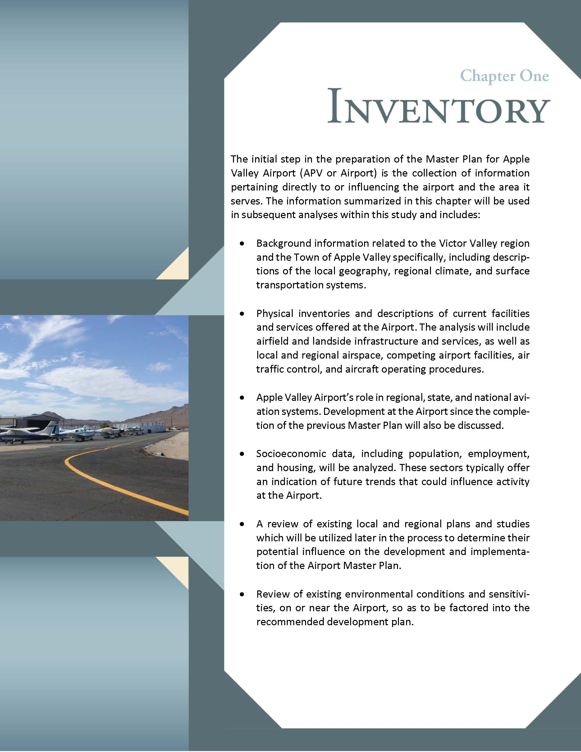 Master Plan Documents – Apple Valley Airport Master Plan